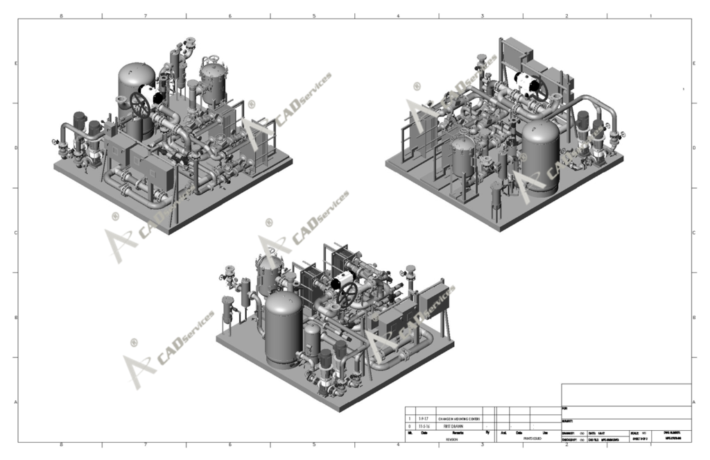 Process, Piping & Fabrication 3D Modeling | ACS Cad Services